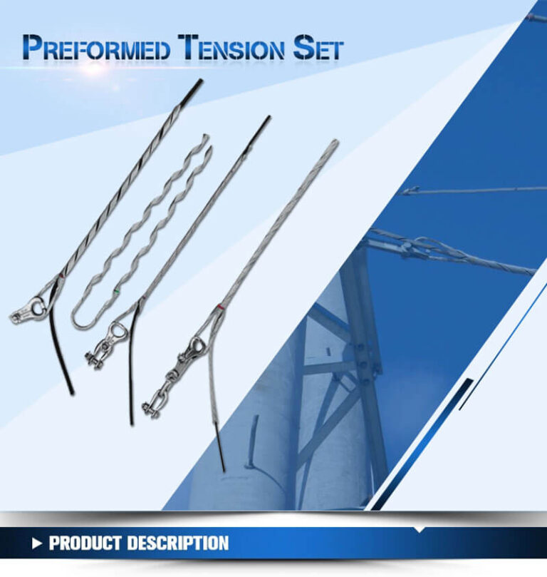 FTTH ADSS/OPGW hanging Cable tension clamp Preformed Armour Rods ...
