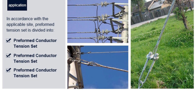 FTTH ADSS/OPGW hanging Cable tension clamp Preformed Armour Rods ...