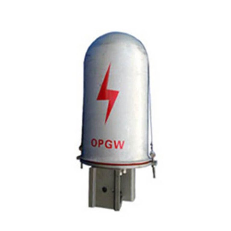 Dome Type OPGW&ADSS Fiber Optic Joint Box Aerial Metal Junction box ...