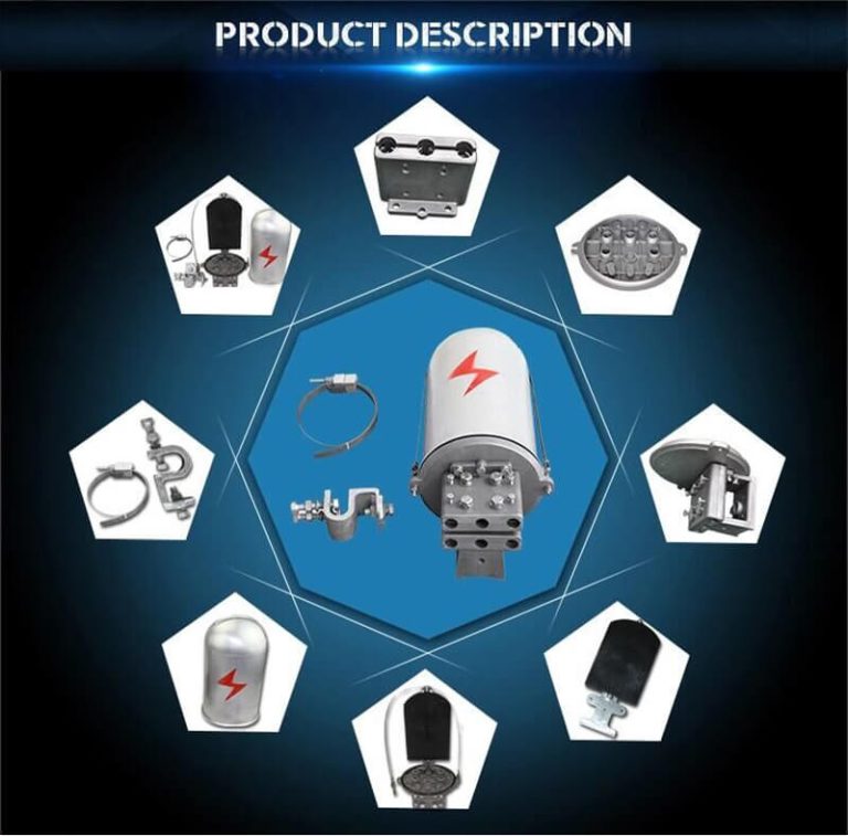 Dome Type OPGW&ADSS Fiber Optic Joint Box Aerial Metal Junction box ...