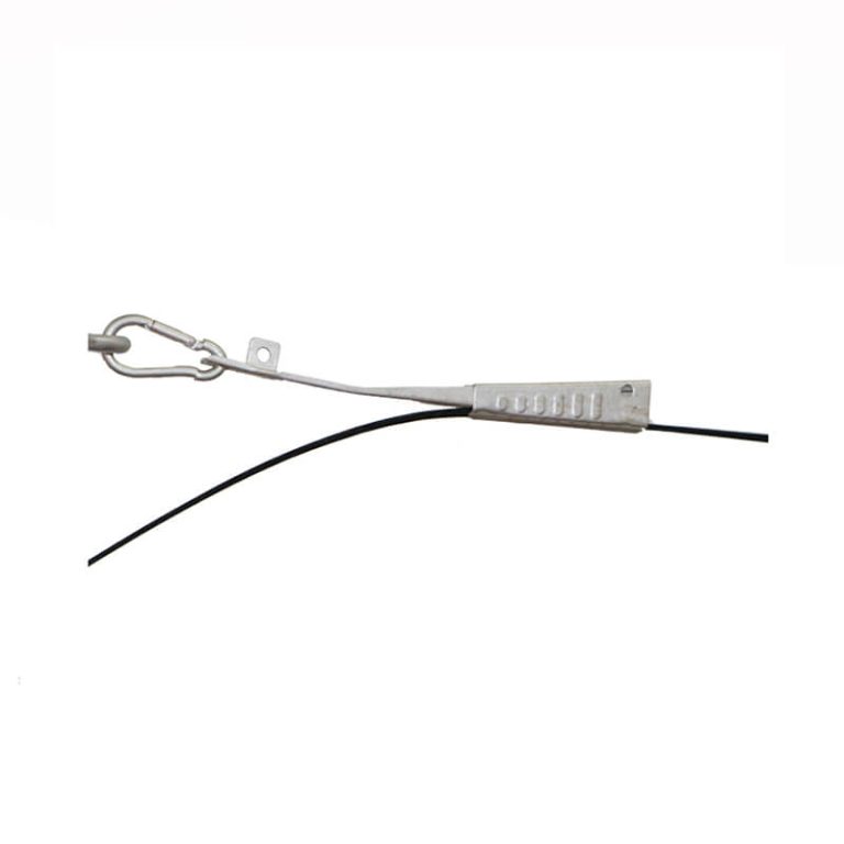 Pole Wire Optical Fiber Overhead Flat Drop Cable Tension Clamp - Foclink