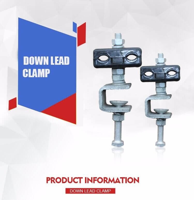 ADSS OPGW Down Lead Clamp for Cable Transmission on Tower Pole - Foclink
