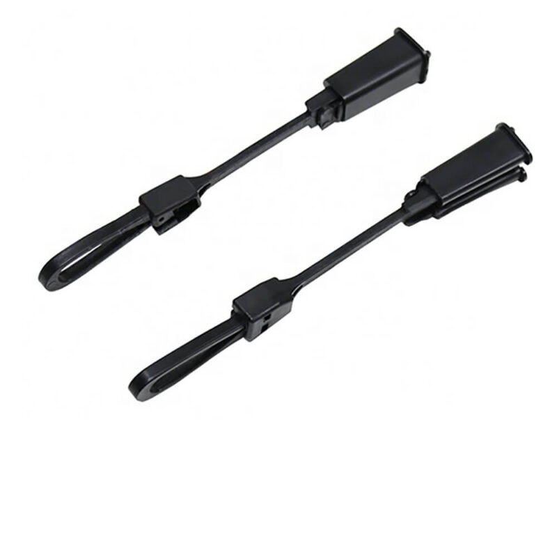 FTTH plastic clamp for flat fiber optical drop cable wire clamp - Foclink