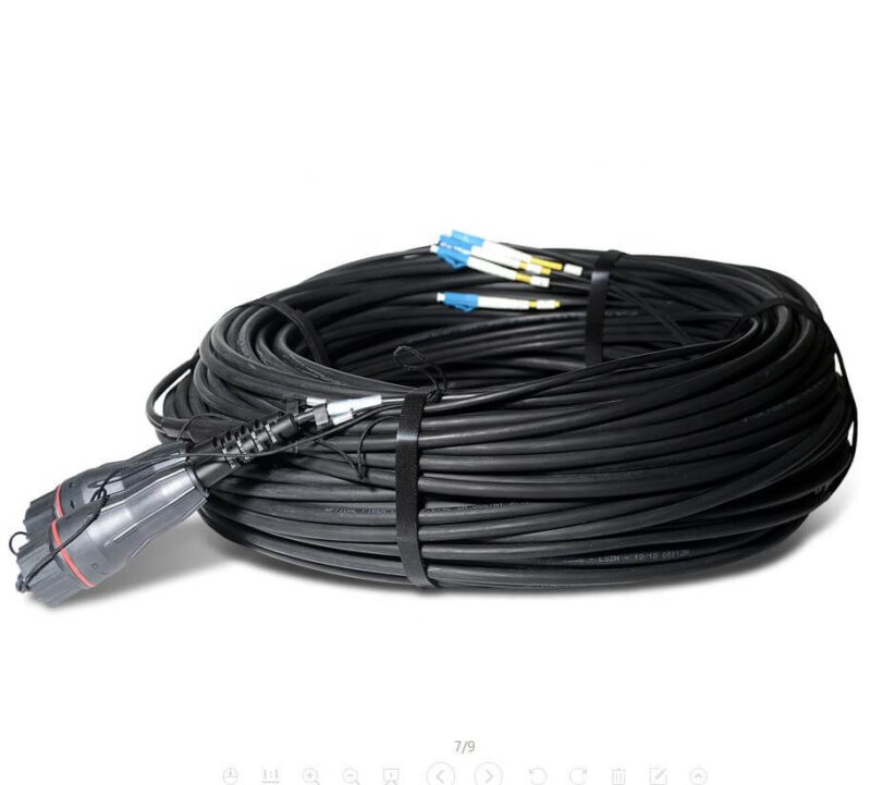 DLC RRU Duplex LC fiber optic patch cable compatible with fullaxs ...