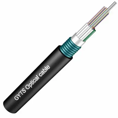 12 24 48 Core Outdoor GYTA53 steel Armored optical cable underground ...